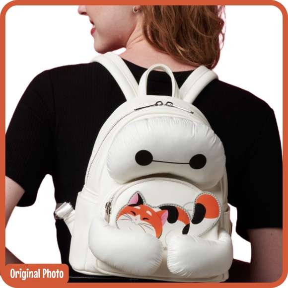 Disney | Accessories | Disney Baymax And Mochi Loungefly Mini Backpack ...